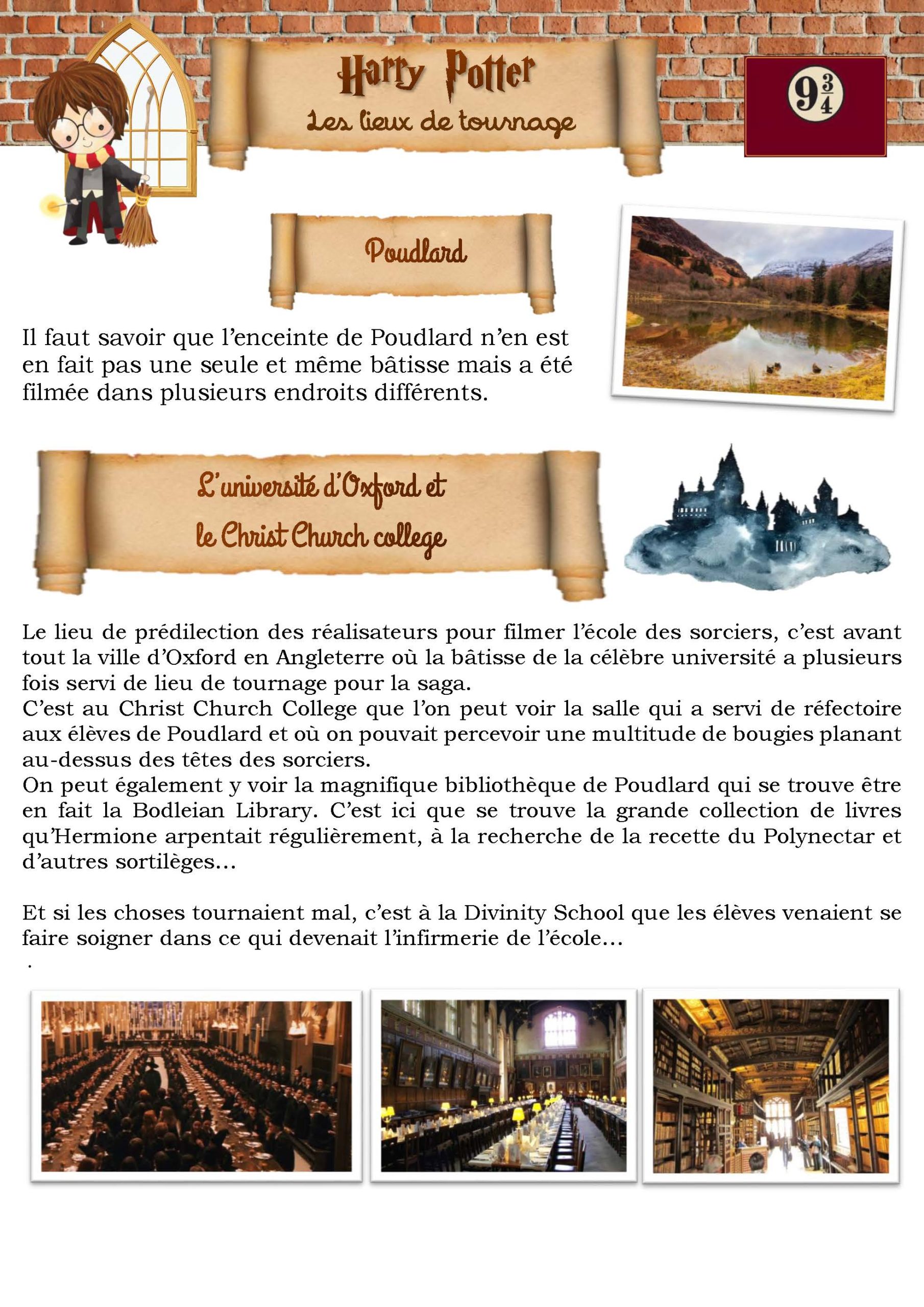 Séquence complète Harry Potter à l’école de sorciers + séances ...