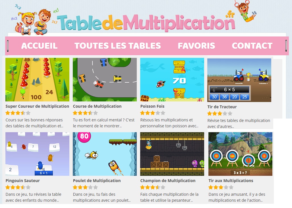 La multiplication – Ecole Primaire Jeanne d'Arc – Pacy-sur-Eure